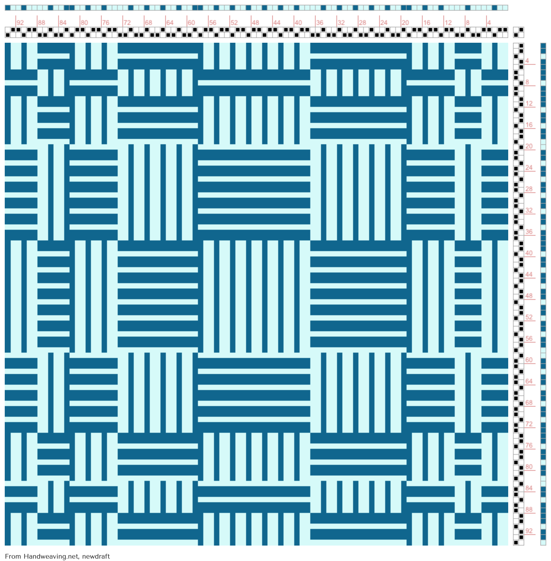 Weaving with profile drafts on the rigid heddle loom - The Handweaving ...