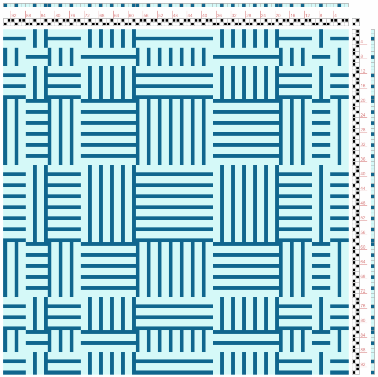 Weaving with profile drafts on the rigid heddle loom - The Handweaving ...