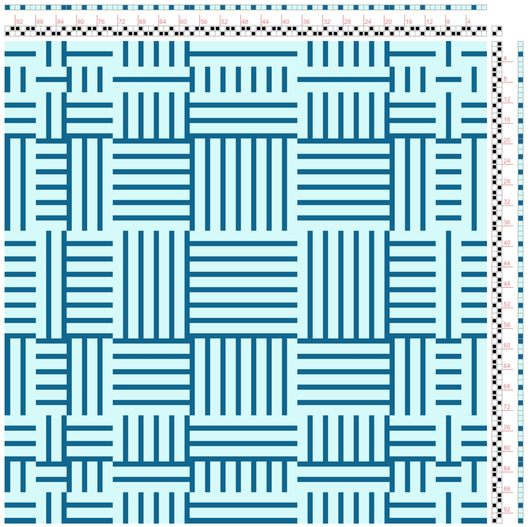 Weaving with profile drafts on the rigid heddle loom - The Handweaving ...